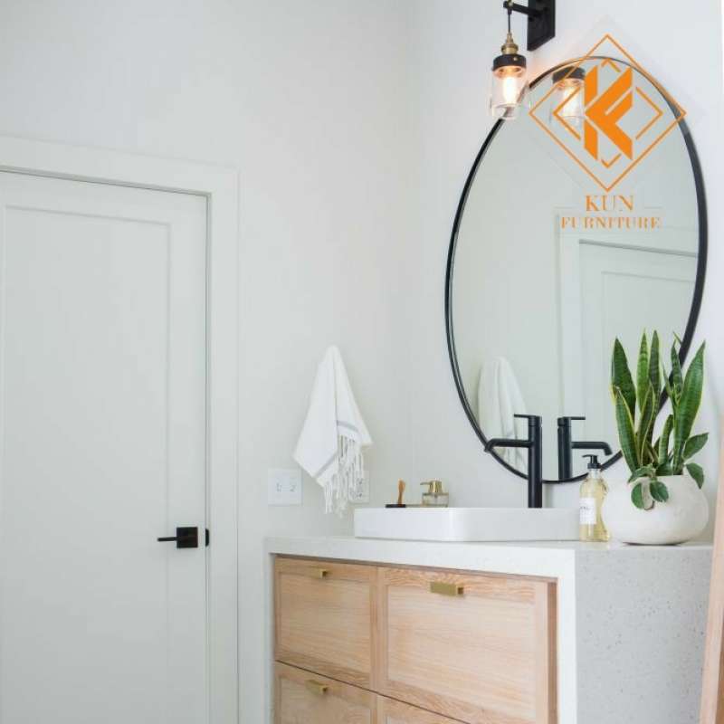 Promo Cermin Dinding Minimalis Ukuran 80 X 80 Cm Cermin Kamar Mandi ...