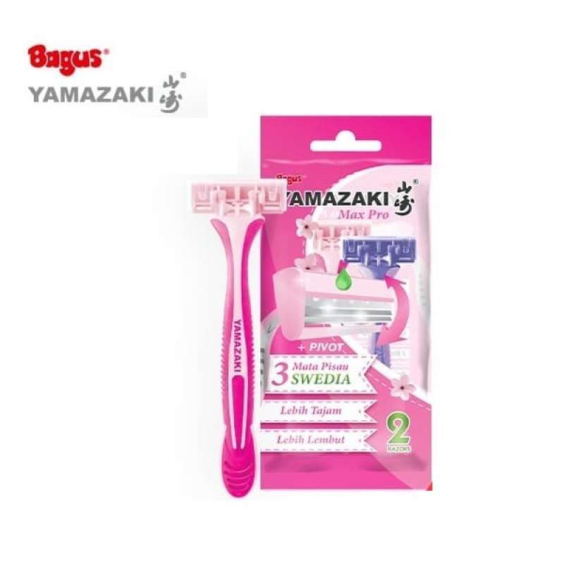 Promo Bagus Yamazaki Max Pro Women Razor Pisau Alat Cukur Wanita isi 2 ...