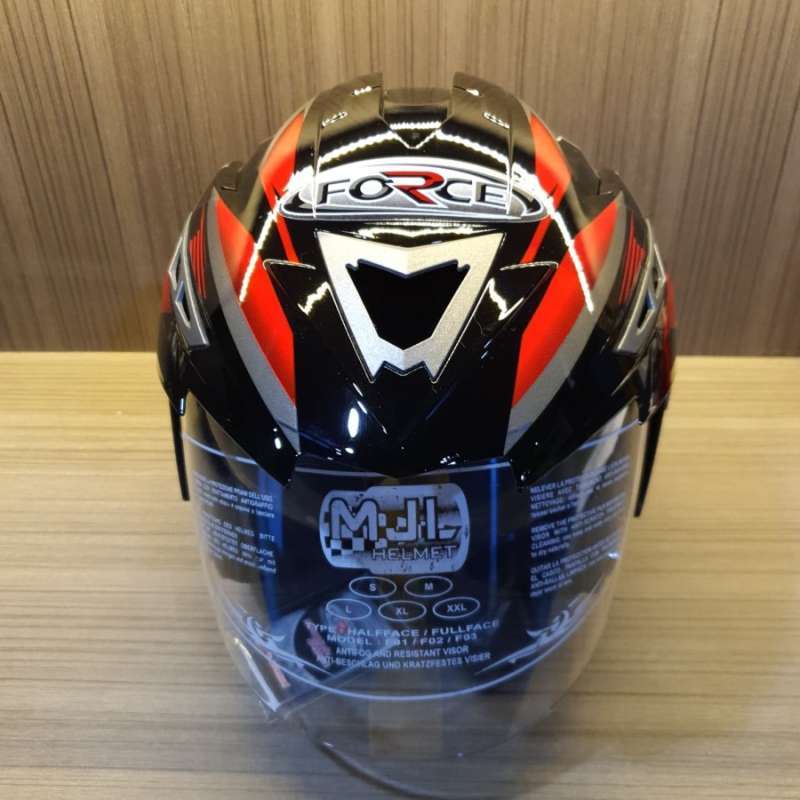 Jual Helm Half Face Dewasa Double Visor Anti Pecah Sni Cassanova ...