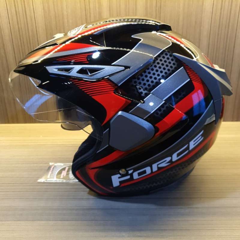Jual Helm Half Face Dewasa Double Visor Anti Pecah Sni Cassanova ...