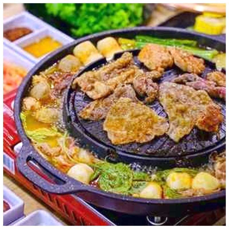 Jual Jual Mookata Pot Pan Bbq Suki Sukiyaki Grill Shabu Mokapot ...