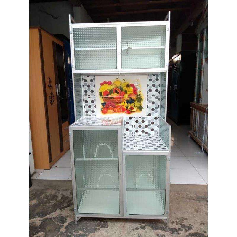 Jual rak piring 2 pintu rak piring minimalis rak piring alumunium ...