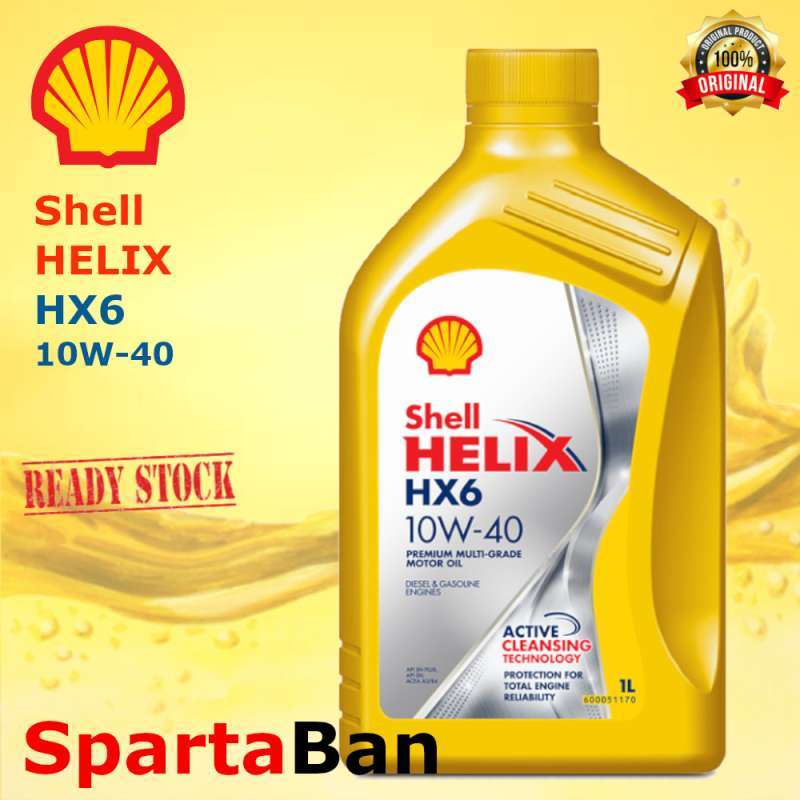 Jual Shell Helix HX6 10W40 [1L] di Seller Sparta Ban - Sparta Ban | Blibli