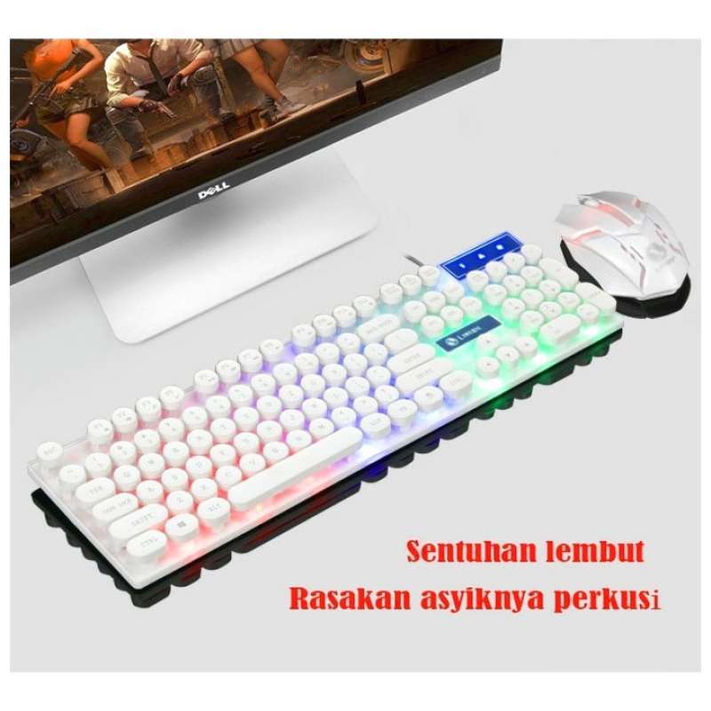 Jual Jual Keyboard Dan Mouse Gaming Mechanical Rgb White Combo With ... Jual Jual Keyboard Dan Mouse Gaming Mechanical Rgb White Combo With ...