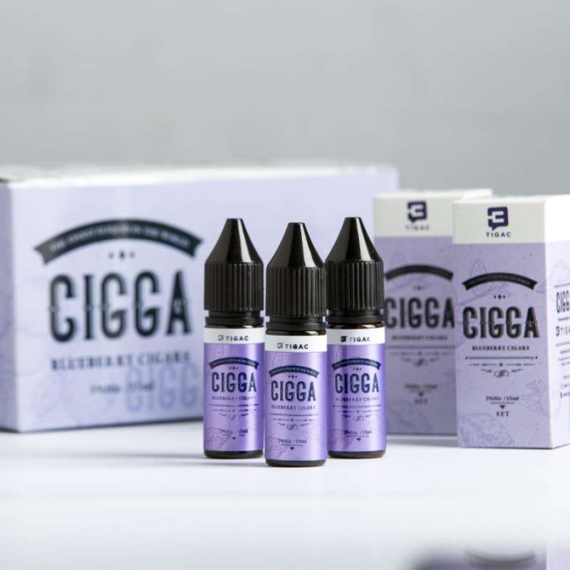 Jual TIGAC CIGGA BLUEBERRY CIGARS CARAMEL FREEBASE 15ML - Authentic ...