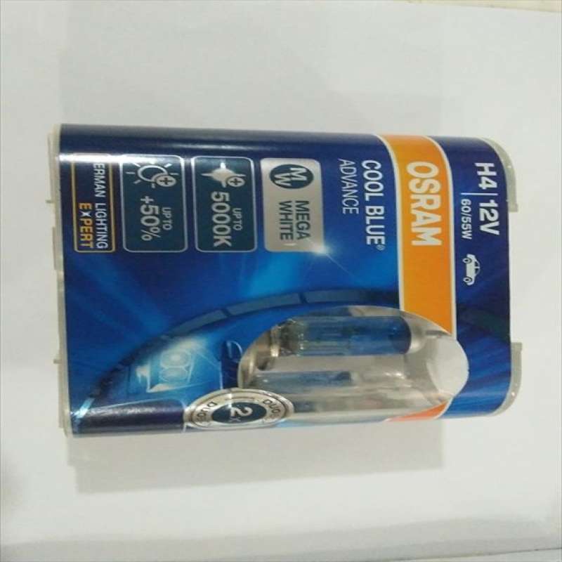Jual Bohlam Lampu H4 12V 60/55W CBA Cool Blue Advance Osram di Seller Planet Onderdil - Kab ...