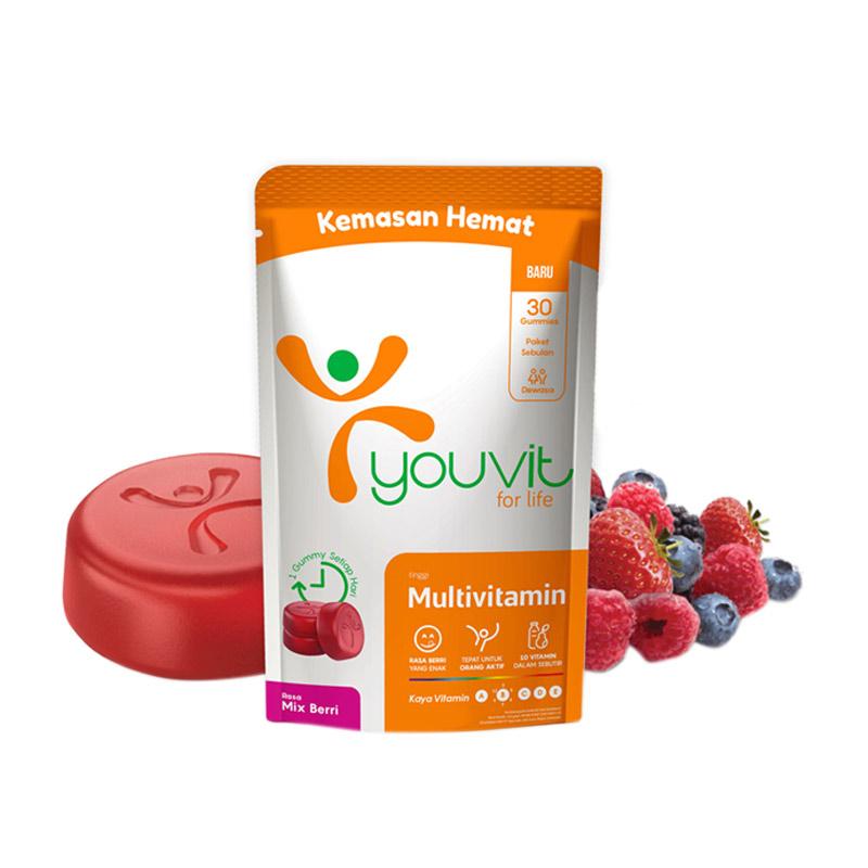 Jual Youvit Gummy Multivitamin Dewasa [1 Pouch] Di Seller Fersha Shop ...