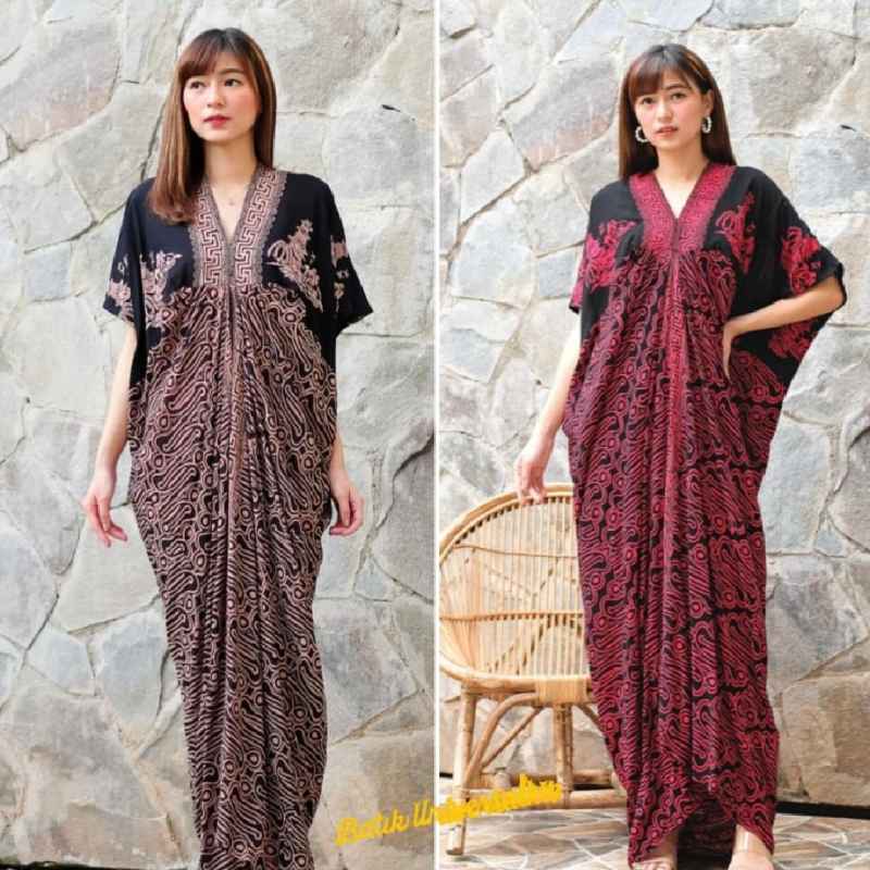 Jual Batik Universalku. Kaftan Panjang Batik Wanita. Gamis batik dress ...