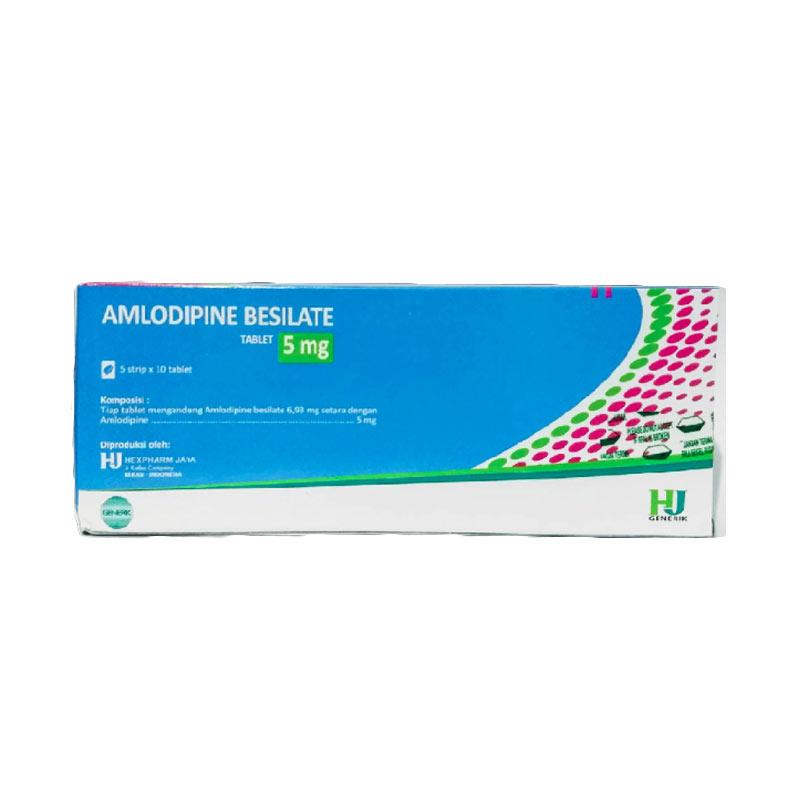 Jual Kalbe Amlodipine 5 Mg Obat Hipertensi [5 Strip/ 10 Tablet] di ...