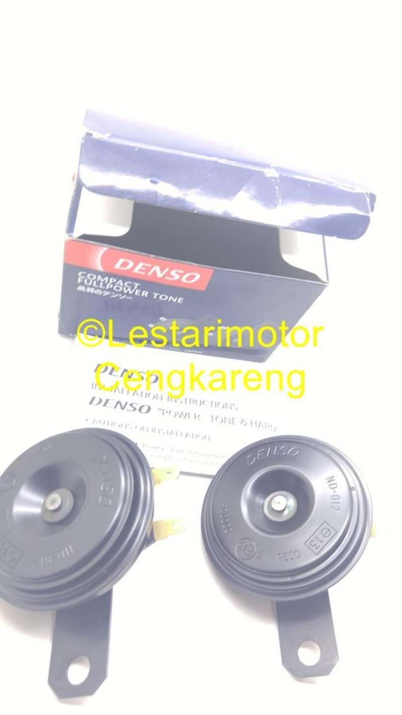 Jual Denso Power Tone Klakson Motor [2 Pcs / 12 Volt] - Black di Seller ...