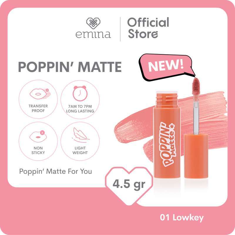 Promo [last Chance] - Emina Poppin Matte 4 5 G Lip Cream Matte Ringan ...
