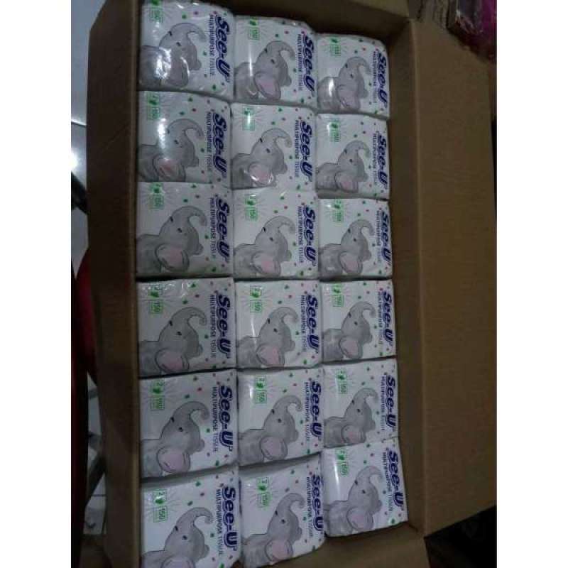 Jual Tisu See U Multipurpose Pop Up 150 Sheet 1 Dus Isi 48 Pack Di ...