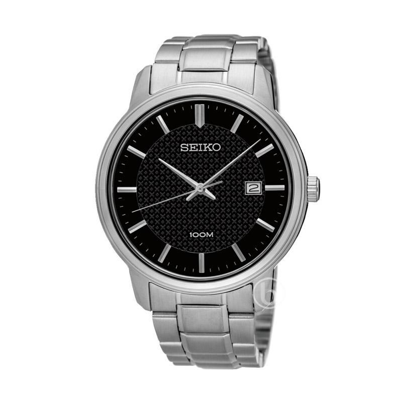 Promo Seiko Classic Jam Tangan Pria - Black Silver [original/ Sur195p1 ...