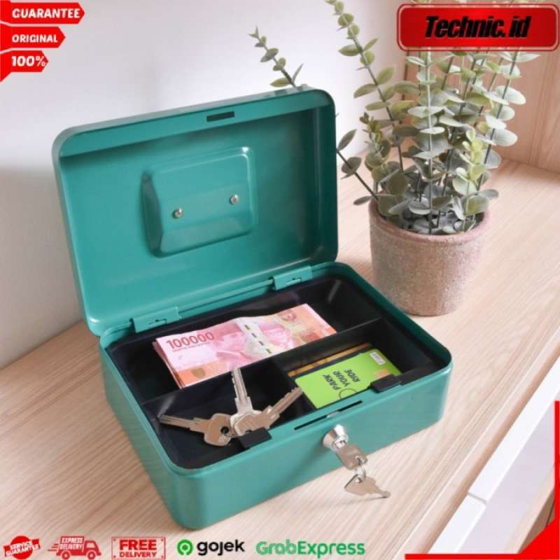 Jual Cash Box Krisbow 25 Cm Deposit Box Kotak uang kasir tempat safety ...