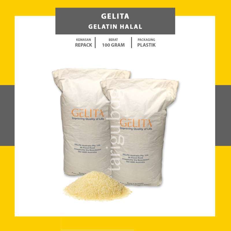 Jual Gelatin Bubuk Green Valley Gelita 100gr - Gelatin Halal Sapi ...
