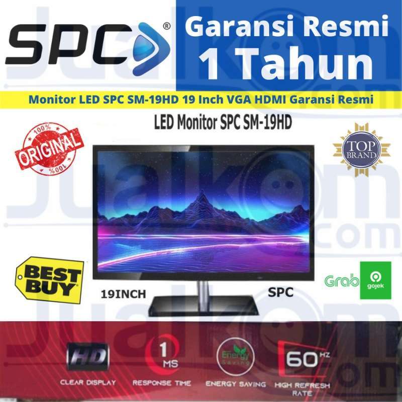 Jual Monitor Led Spc Sm-19hd 19 Inch Vga Hdmi Garansi Resmi Di Seller ...