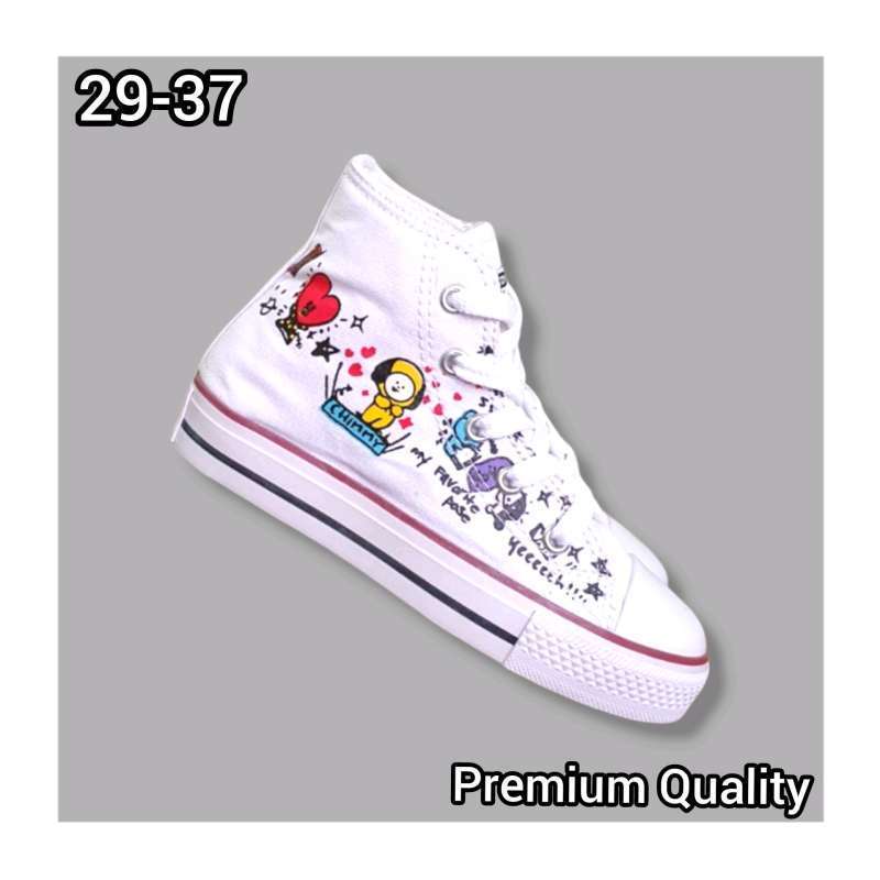 Promo SEPATU CONVERSEE ANAK | SEPATU CONVERSE ANAK BT21 Diskon 12% di ...
