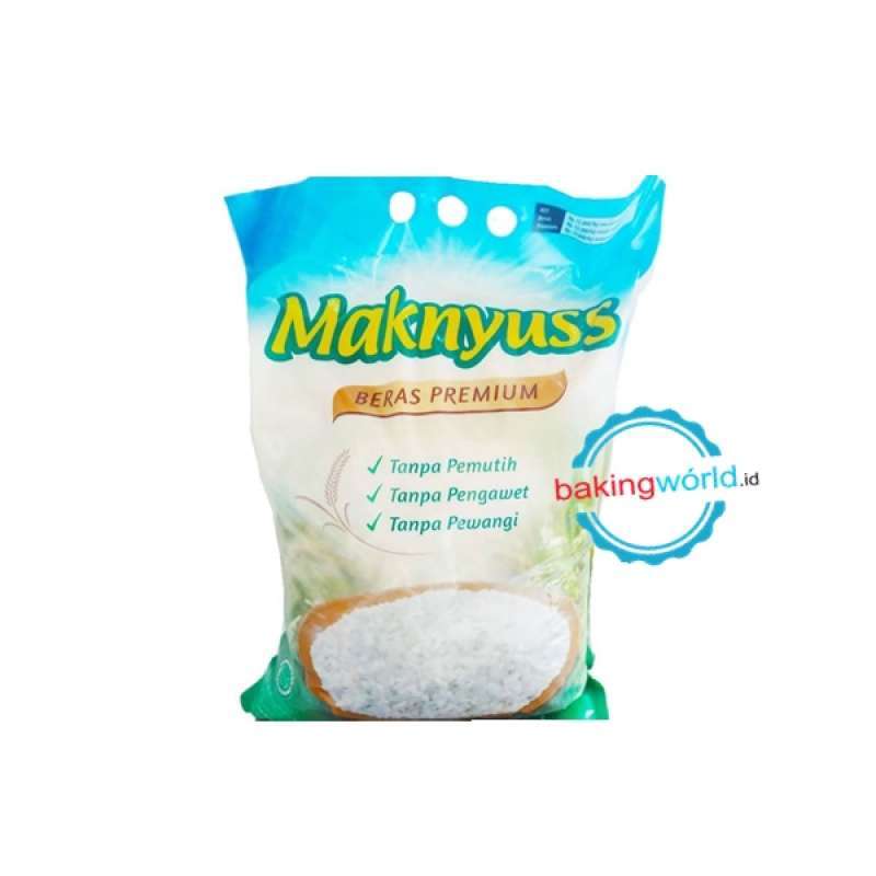 Jual Beras Maknyuss Kemasan 5 Kg di Seller bakingworld - Limusnunggal ...