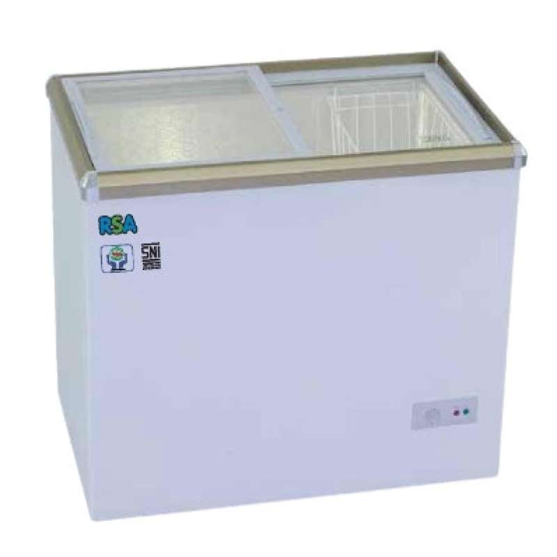 Jual FREEZER BOX KACA RSA XS-200 / XS200 , FREEZER ESKRIM 200 LITER di ...