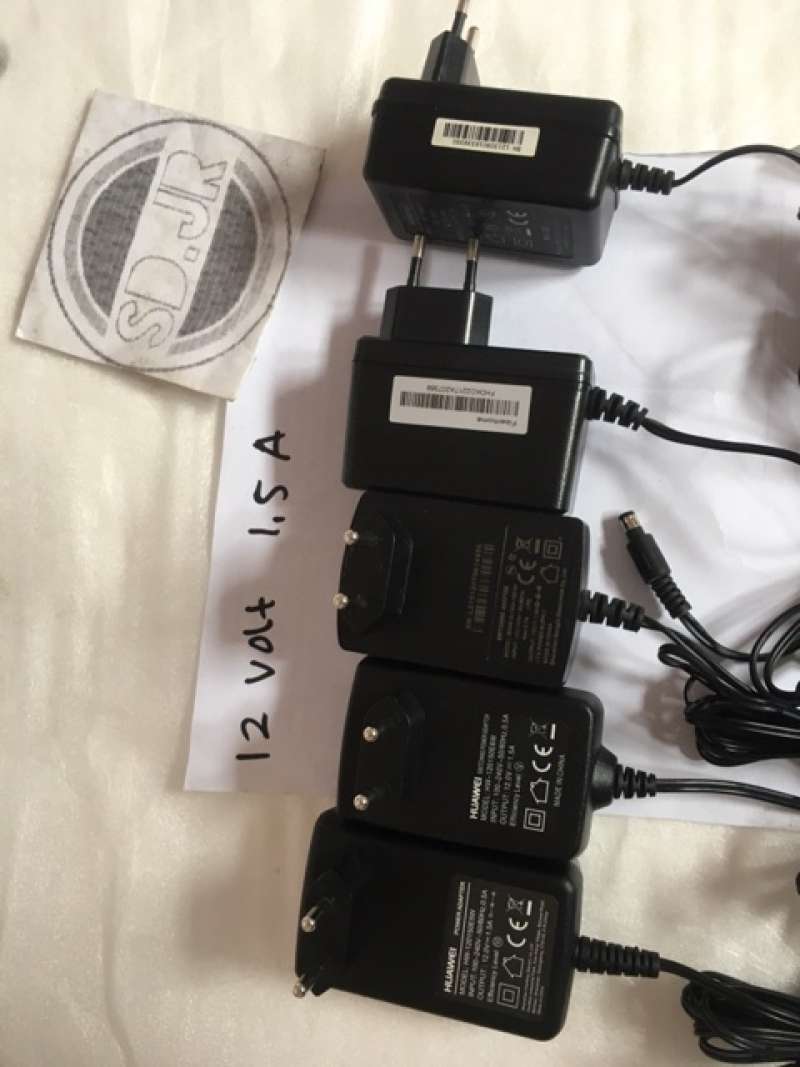 Jual Adaptor 15v 12v 12.5v 5v router stb driver lampu modem mainan dan ...