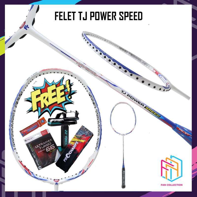 Jual FELET TJ POWER CONTROL / SPEED / POWER RAKET BADMINTON ORIGINAL di ...