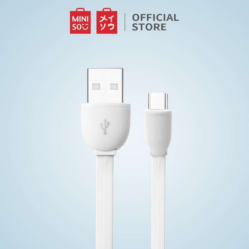 Jual MINISO Official Tipe-C Kabel Data Charger Kabel Micro Original 1m ...