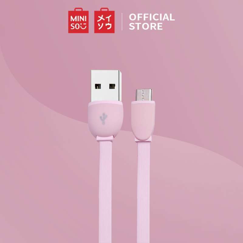 Jual MINISO Official Tipe-C Kabel Data Charger Kabel Micro Original 1m ...