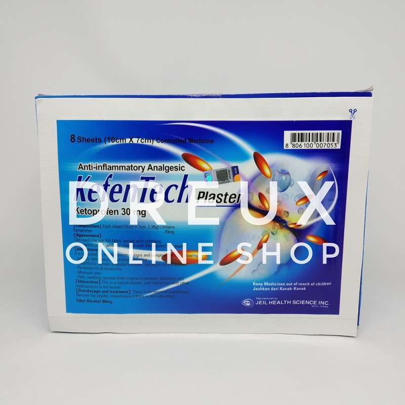Jual [IMPORT] KEFENTECH PLASTER Anti-inflammatory Analgesic Ketoprofen ...
