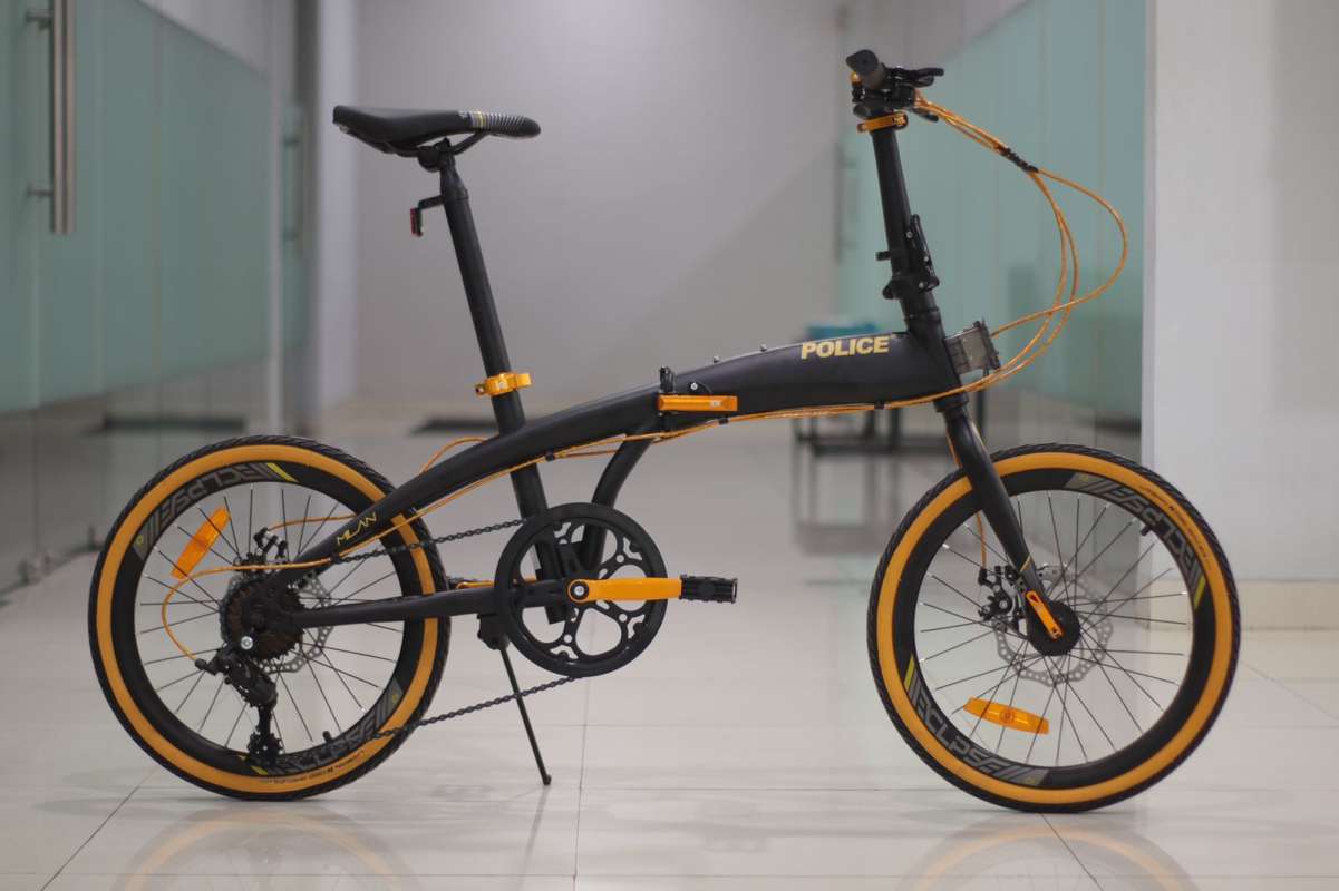 Jual Sepeda Lipat Element Police Milan 20inch New 2021 Folding Bike ...