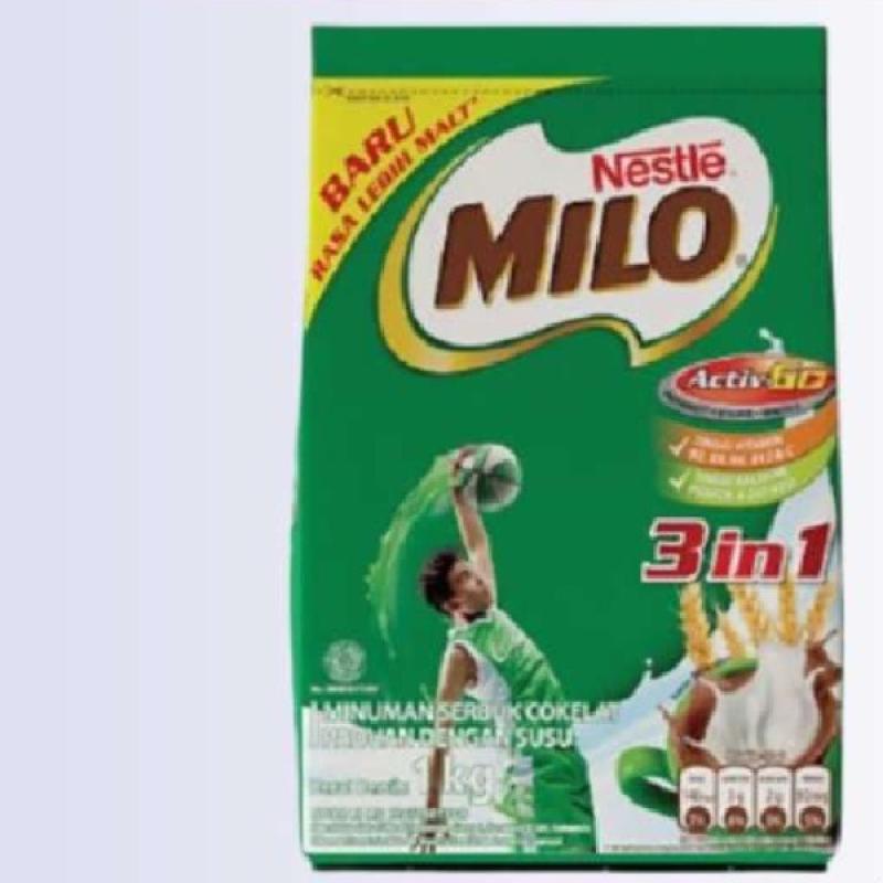 Jual MILO ACTIV-GO 3 IN 1 Pouch 1 Kg di Seller Sinar Alam Grocery ...