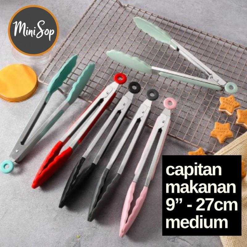 Jual Penjepit Capitan Kue Makanan Gorengan Silikon 27cm - 9 inch Food ...
