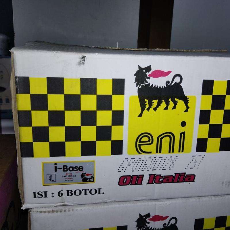 Jual Oli Mobil Serba Guna Sae 20w-50 Eni I-base Api Sf Original Asli Di ...