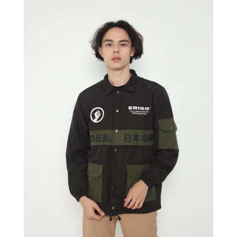 Jual Erigo Coach Jacket Chinami Black - Black L di Seller Erigo ...
