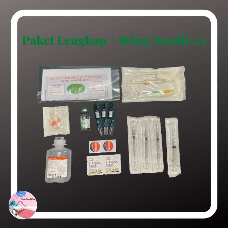 Jual Paket Syok Anafilaktik Kit - Anaphylactic Shock Kit - Paket Wing ...