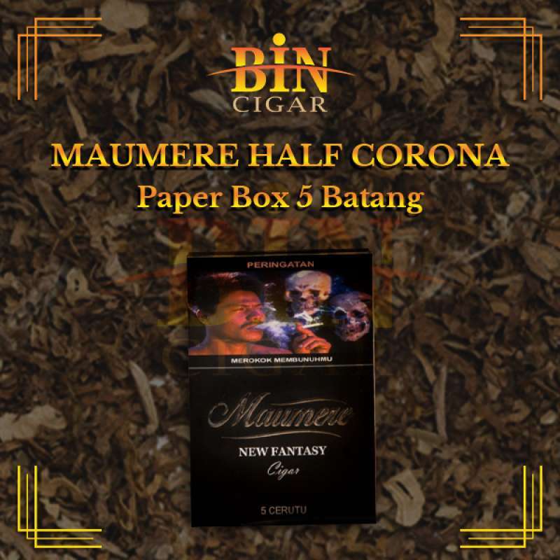 Jual BIN MAUMERE HALF CORONA [Paper Box 5 batang] Cerutu Cigar di ...