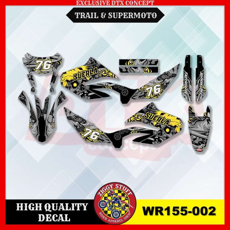 Jual Decal wr155 full body decal wr155 stiker motor wr155 stiker motor ...