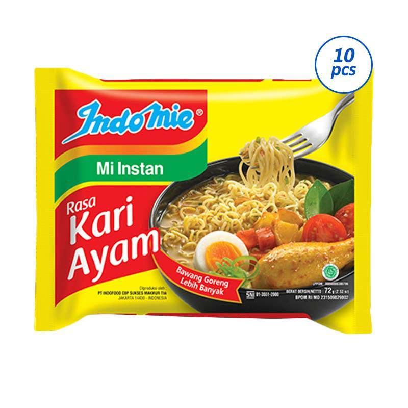 Jual WHS - Neon Box INDOMIE Mie Kari Ayam [72 g x 10 pcs] di Seller ...