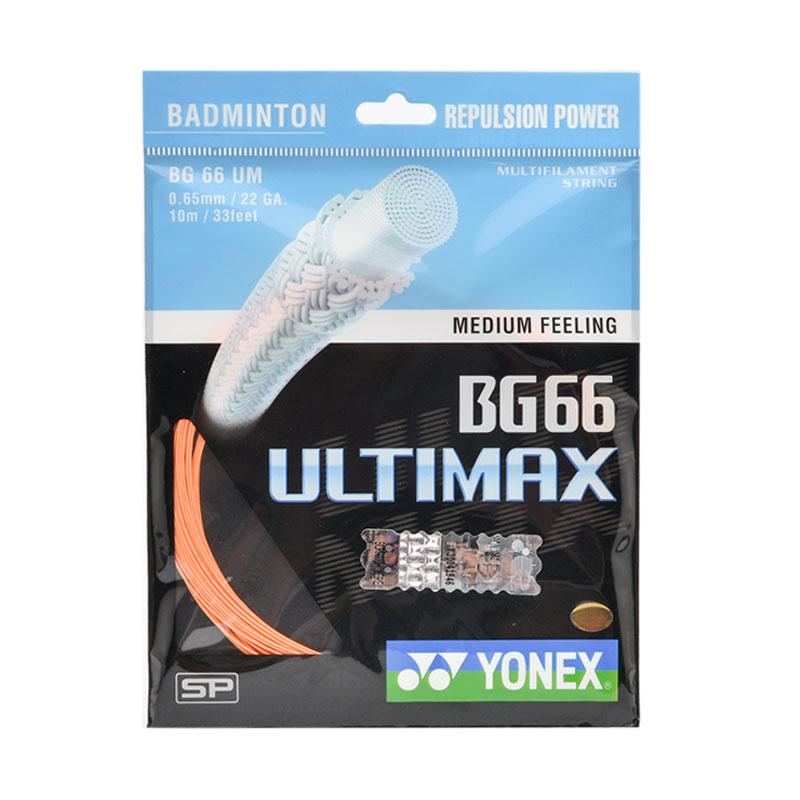 Jual YONEX BG66 UM String Senar Raket Badminton [BSTBG66UMZZZ-ORZZZZ ...