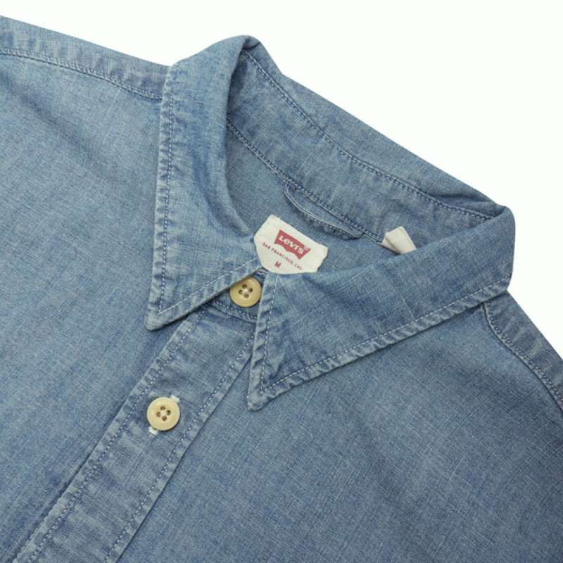 Jual Levi's Relaxed Fit Western Organic Ctn Chambray Light (a1919-0003 ...