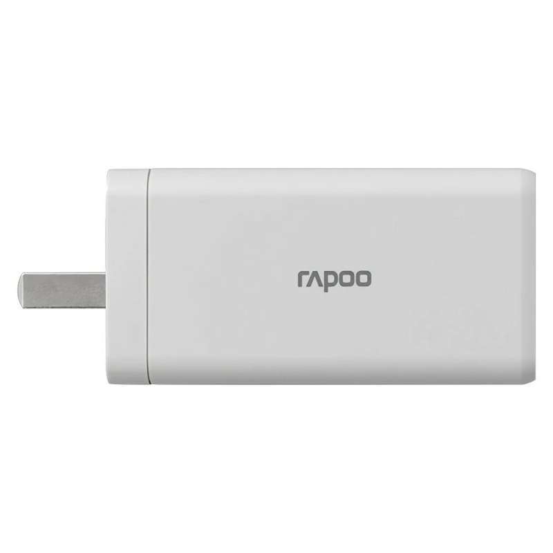Jual Rapoo PA65L 65W GaN 2*USB-C USB-A Fast Charging Power Adapter for ...
