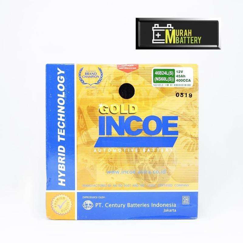 Jual Aki Mobil Honda New Civic INCOE GOLD Astra NS60LS Aki Basah 12V / 45A di Seller Aki Murah ...