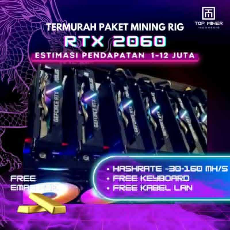 Jual Termurah Paket Mining Rig Crypto 1-8 Vga Gtx 1660 Super Atau Rtx ...