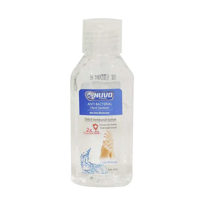 Jual Nuvo Hand Sanitizer - Biru [50 mL/ Kemasan Botol] di Seller Lionel ...