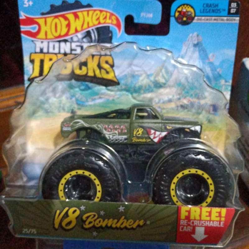 Promo Gratis Ongkir Hotwheels Hot Wheels Monster Trucks Truck V8 Bomber ...