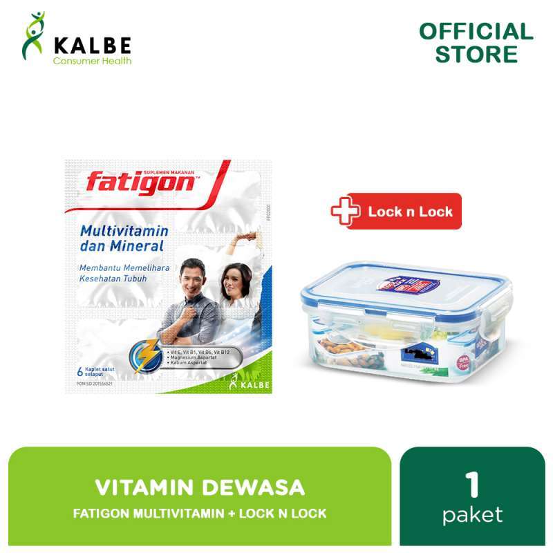 Jual Fatigon Multivitamin Daya Tahan Tubuh x Lock n Lock di Seller ...