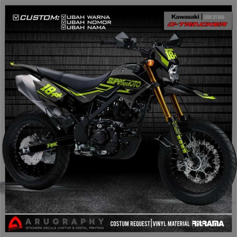 Jual Decal Dtracker / Sticker Decals D Tracker / Decal D-tracker A06 ...
