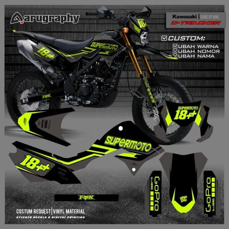 Jual Decal Dtracker / Sticker Decals D Tracker / Decal D-tracker A06 ...