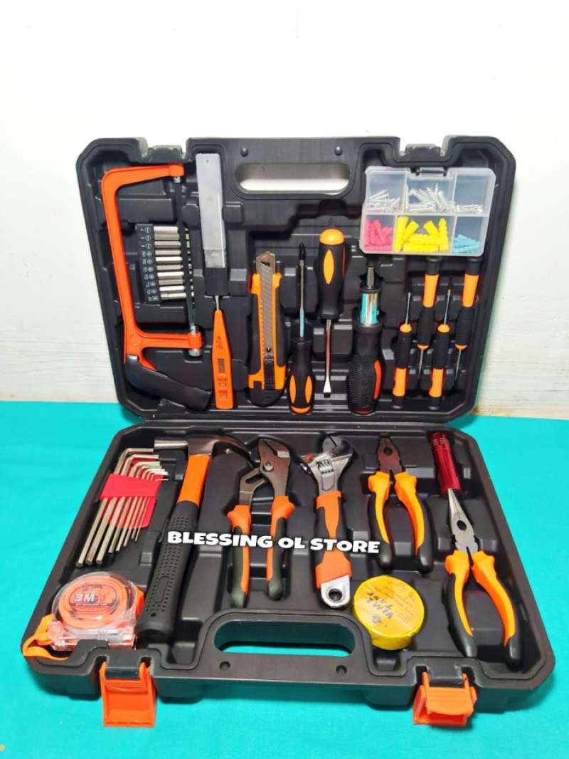 Promo TOOL KIT SET A-102PC HAMMER TYPE LENGKAP 102PC ORIGINAL - TOOL ...