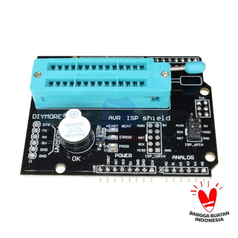Jual Avr Isp Expansion Bootloader Burner Shield For Untuk Arduino Uno ...
