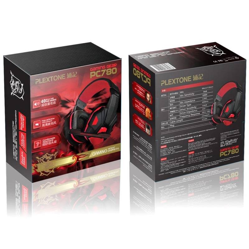 Jual Plextone Pc780 Gaming Headphone - Red Black Di Seller Red Computer ...